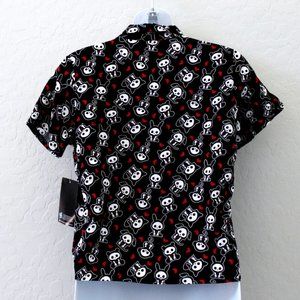 Hasbro | Tops | Skelanimals Characters Heart All Over Print Tiefront ...